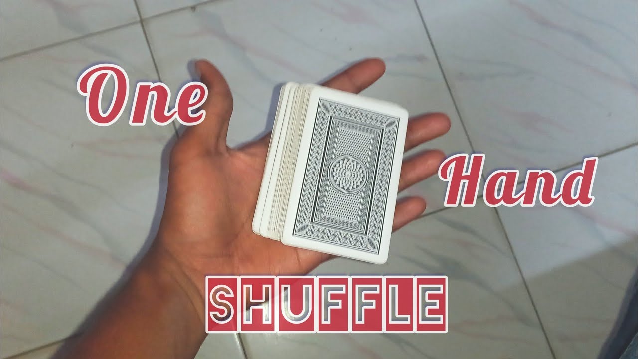 The One Hand Shuffle🎩/Tutorial🎩/Shyam all of Magic/#cards #cardshuffle ...