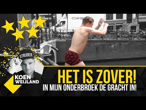 IK SPRING IN MIJN ONDERBROEK DE GRACHT IN!