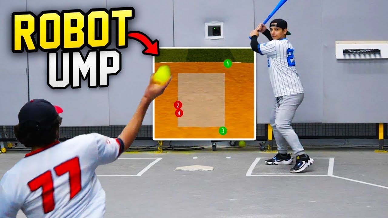 We tested a real Robot Umpire in a game! - YouTube