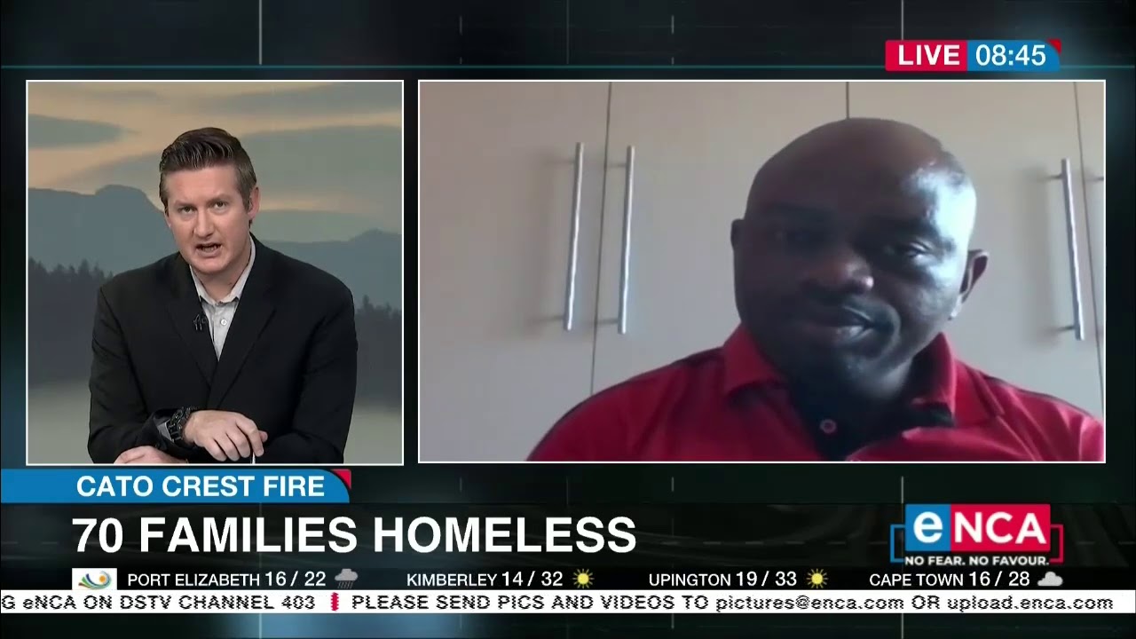 Cato Crest | 70 Families homeless - YouTube