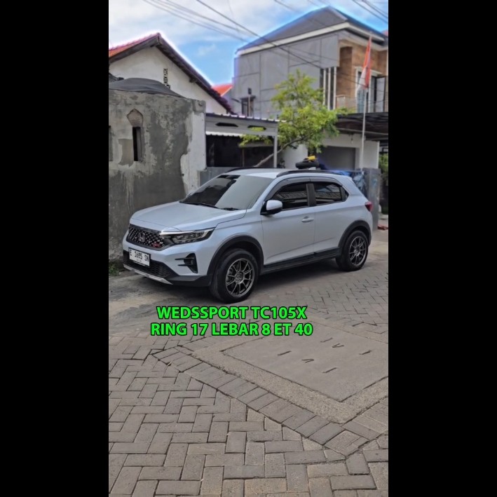 Modifikasi HONDA WRV pakai velg racing ring 17 WEDSSPORT TC105X LEBAR 8 ...