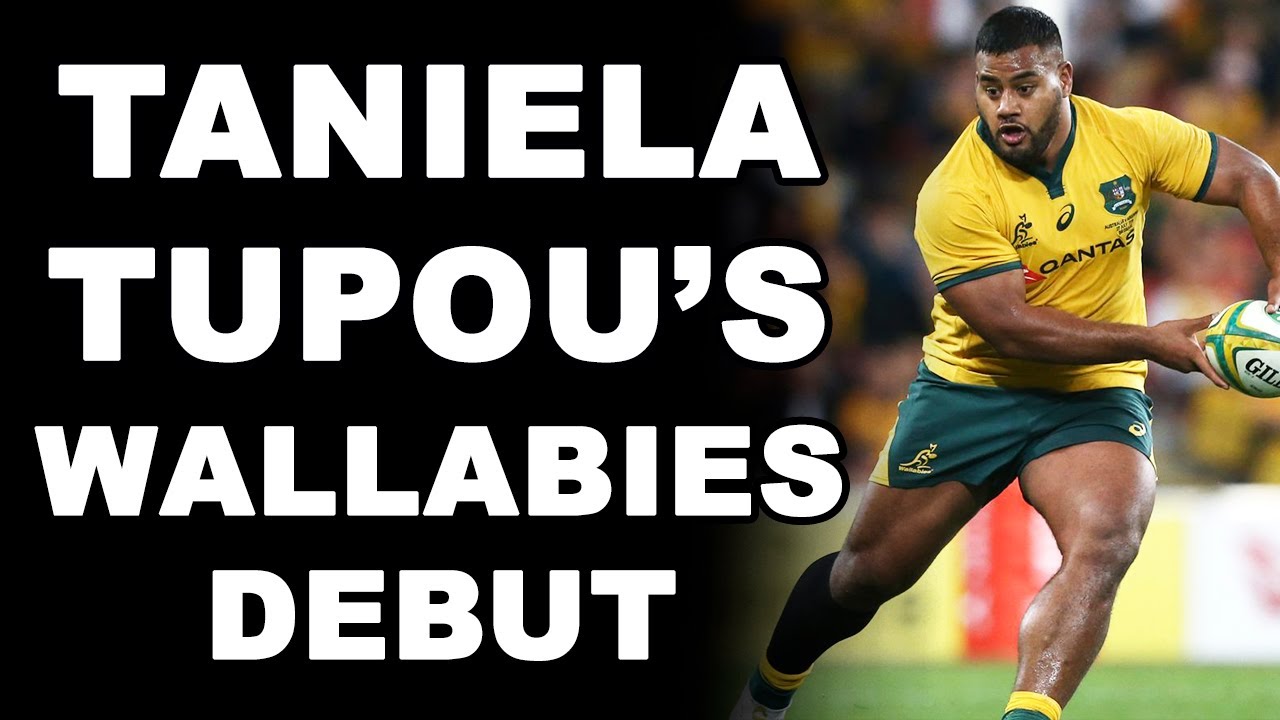 Taniela Tupou's Wallabies Debut - YouTube