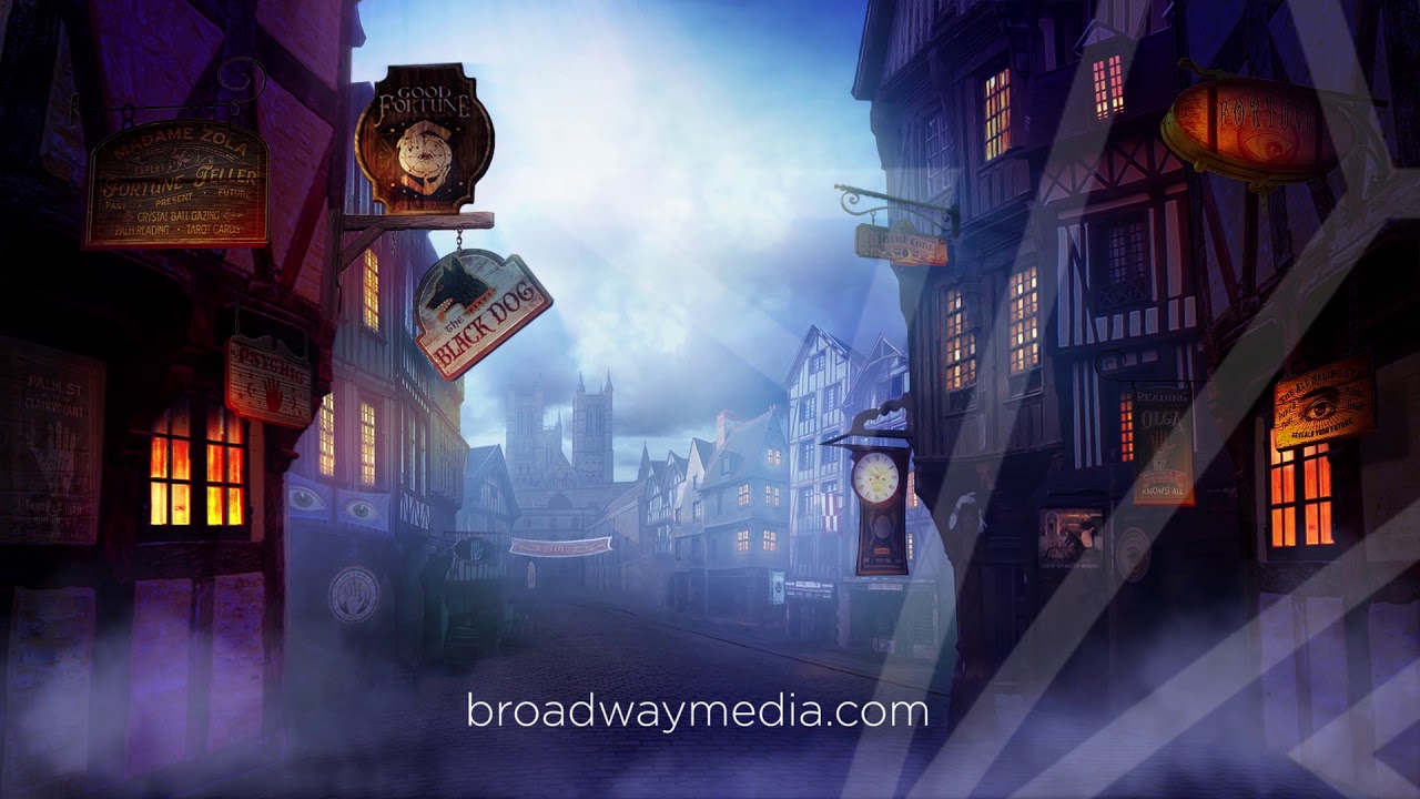 Something Rotten! Scenic Projections | Broadway Media - YouTube