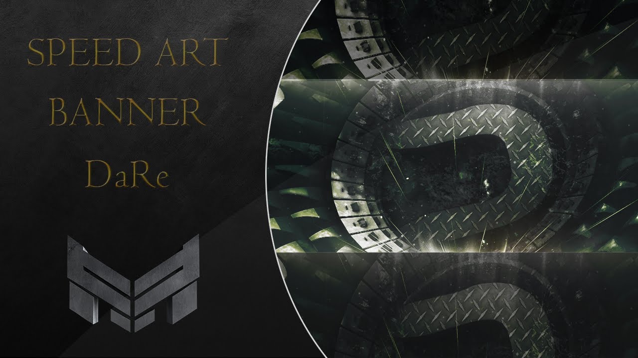 SPEED ART| DaRe Banner - YouTube