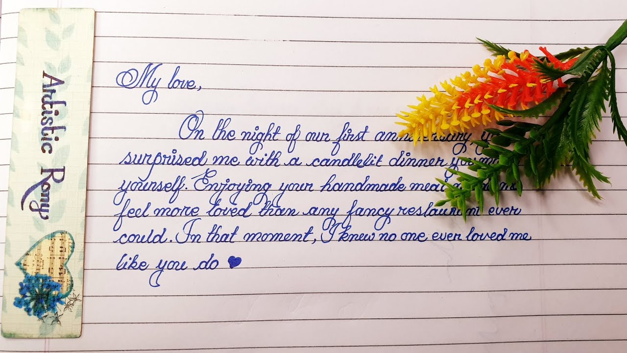 How to write Cursive handwriting beautifully with a gel pen | English ...