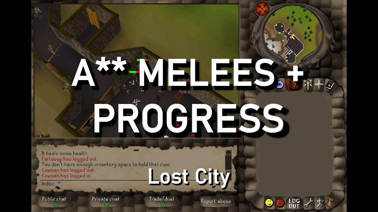 AFK Training Spot & Progress | Lost City - 2004scape - YouTube