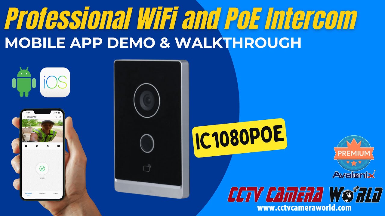 Professional WiFi and PoE Intercom - Mobile App Demo & Walkthrough ...
