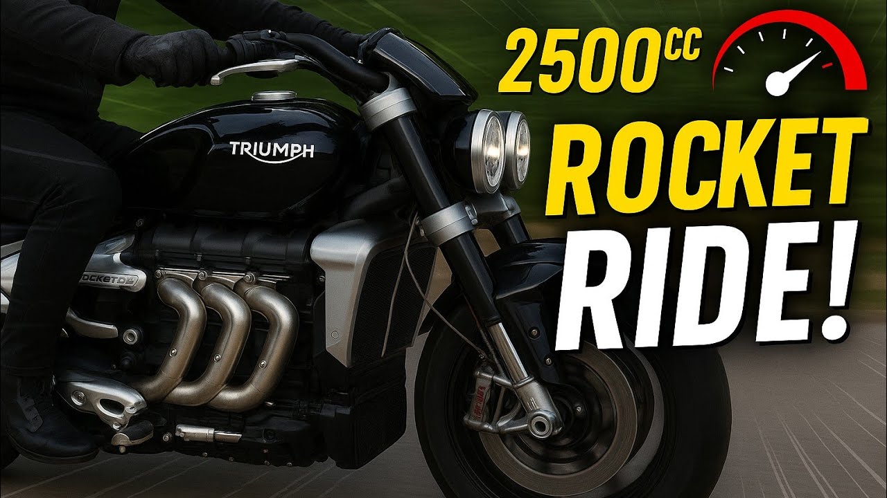 Triumph Rocket 3 2500cc – World's Most Powerful Cruiser Ride! # ...
