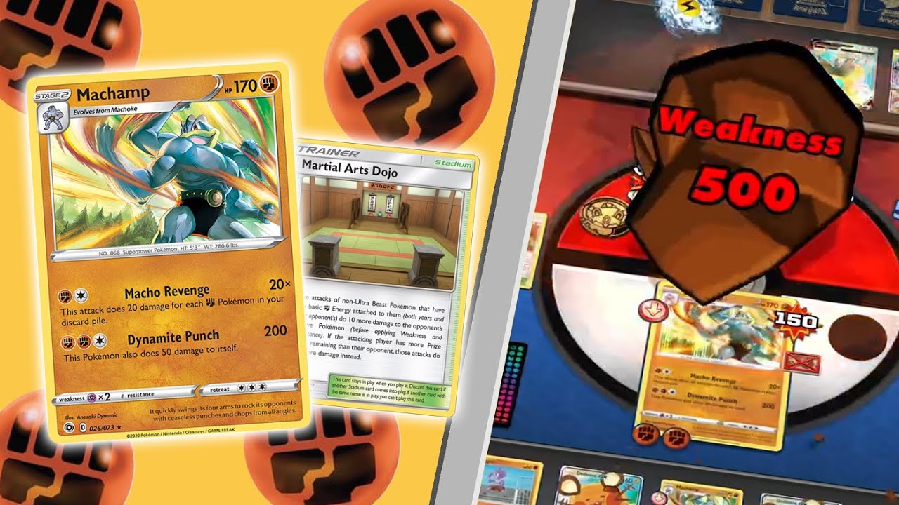Machamp Deck Analysis + Pokémon TCG Online Gameplay! - YouTube