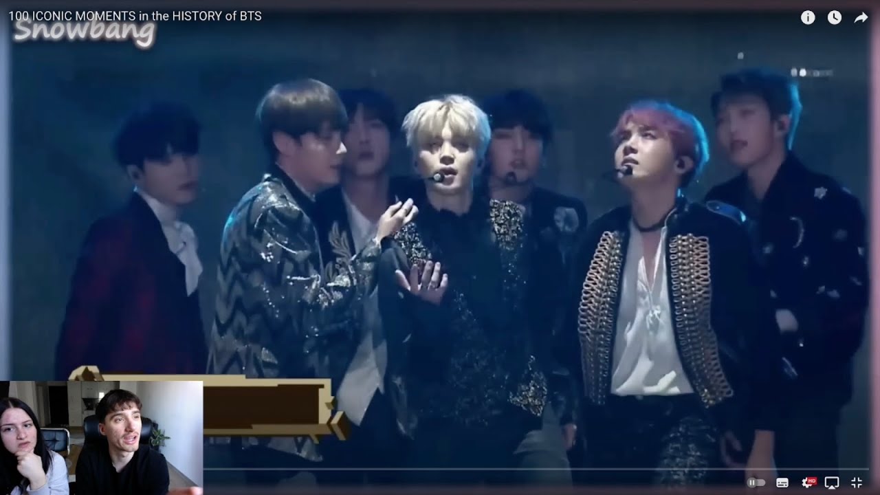 Reacting To 100 ICONIC MOMENTS in the HISTORY of BTS - YouTube