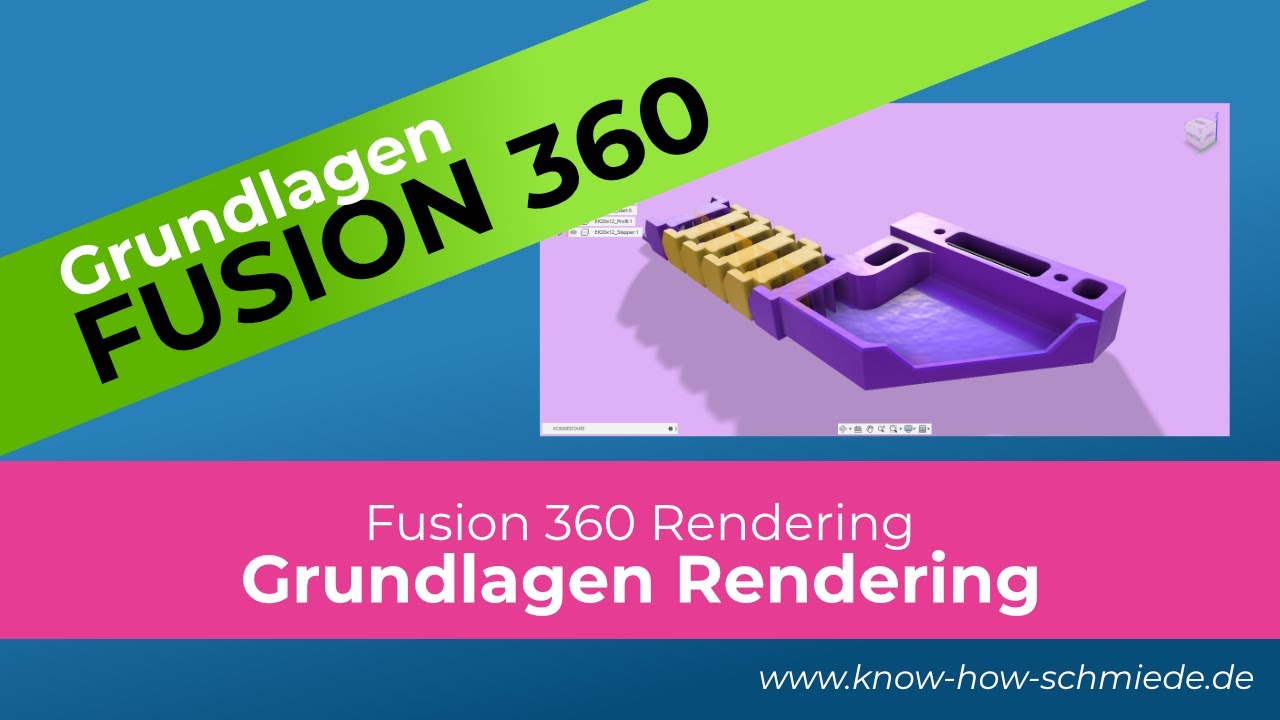 Rendering In Fusion 360 Grundlagen YouTube Rendering In Fusion 360 Grundlagen YouTube