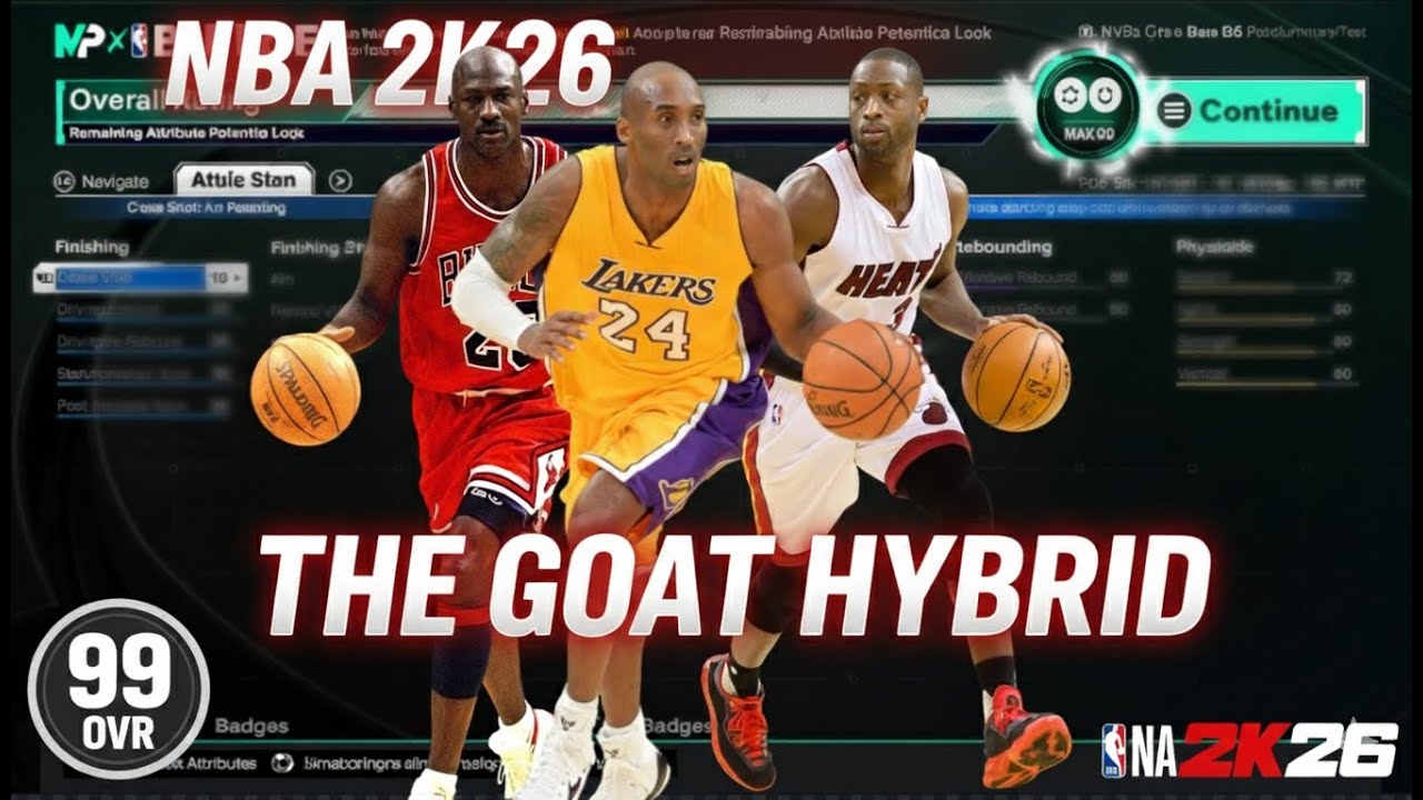 Become the GOAT! Michael Jordan, Kobe & Wade Build in NBA 2K26! - YouTube