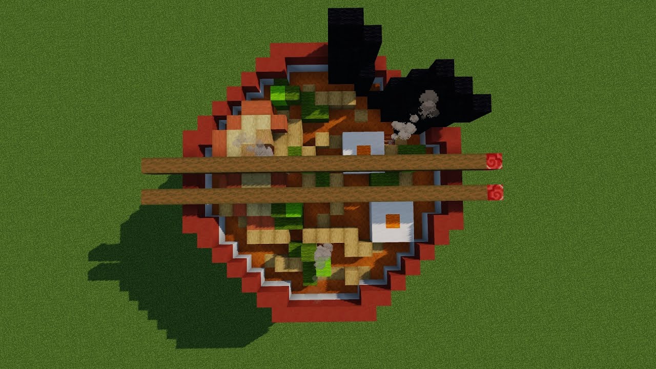 Minecraft ⛏️ : How to build a bowl of Ramen🍜| Danirt05 - YouTube