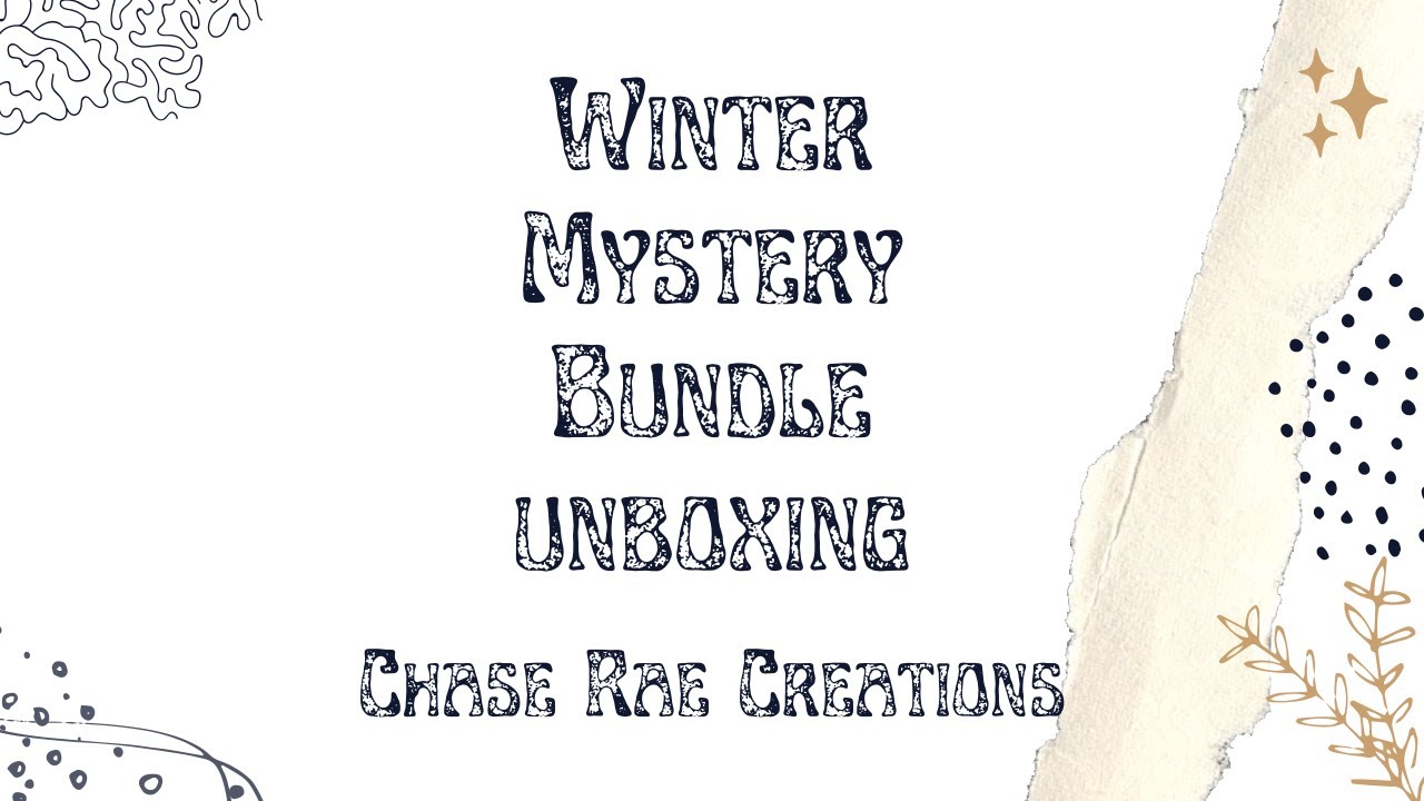 Winter Mystery Bundle Reveal - YouTube