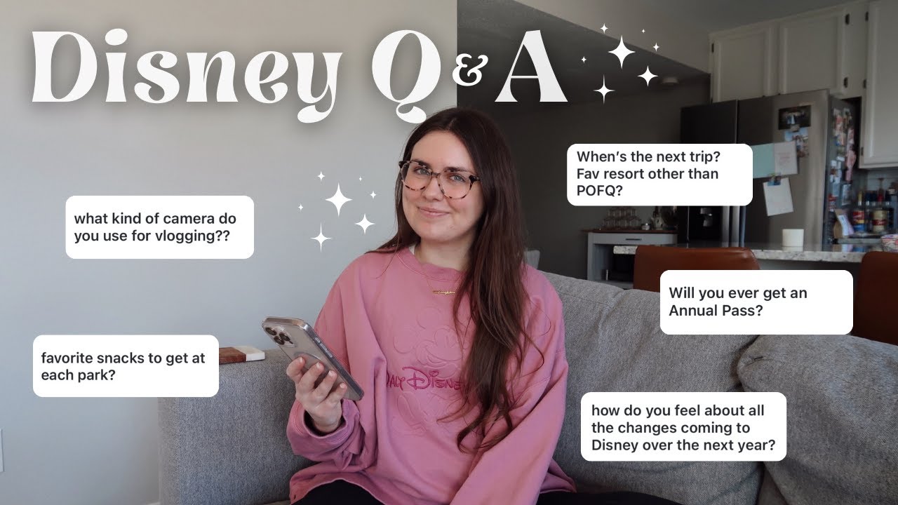 Disney World Q&A 🏰 vlogging tips, how I budget for Disney, new ...