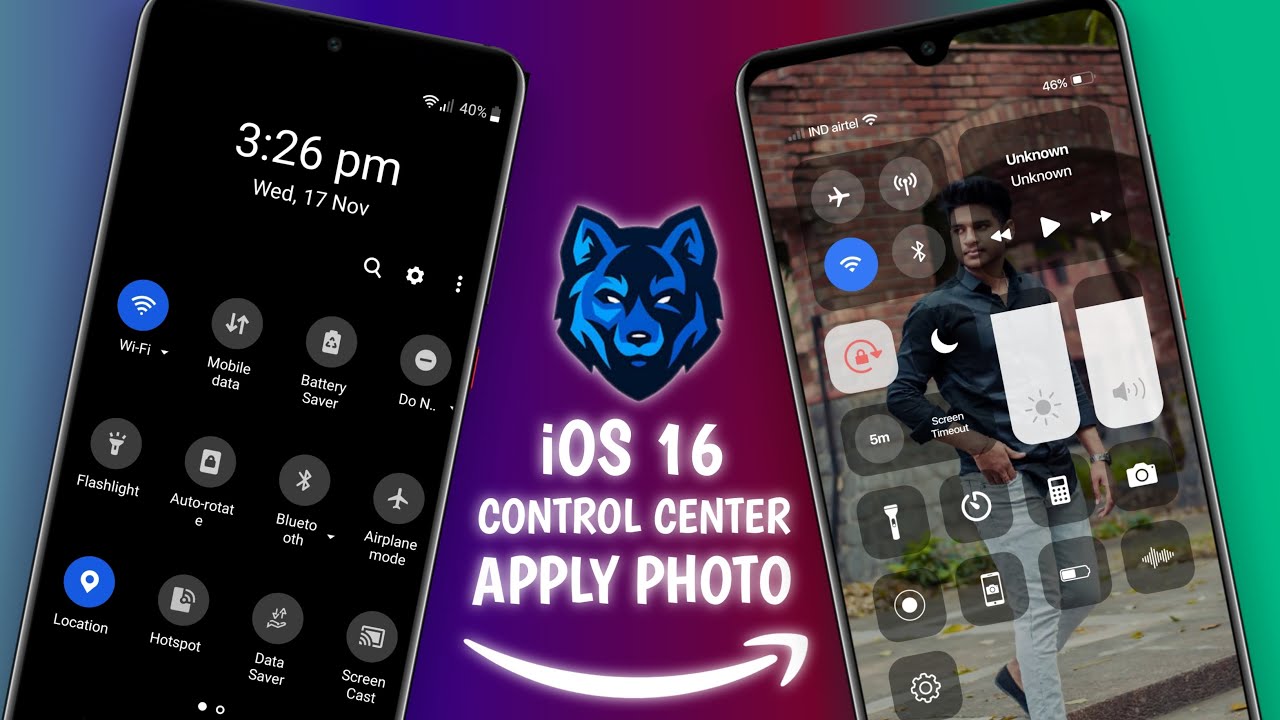 How To Apply Photo In iOS 16 Control Center In Any Android Devices ...