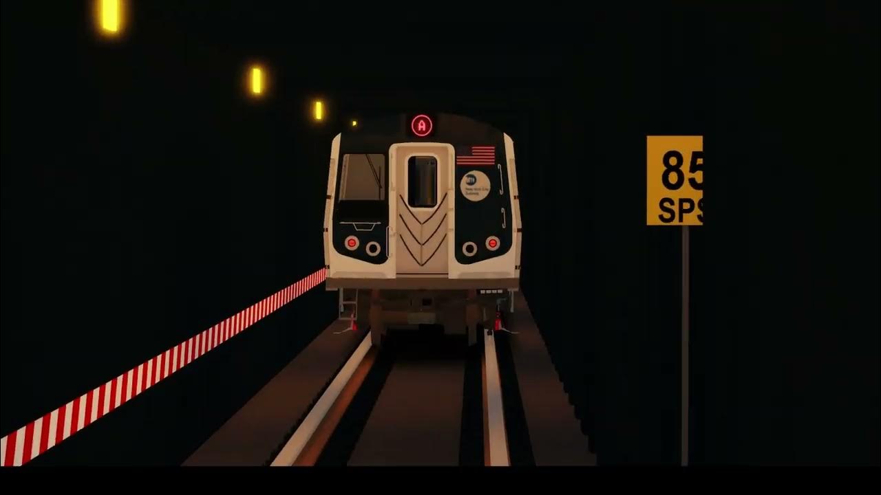 [ROBLOX] Operating a R160A Alstom in IND Eighth Avenue Line. [READ DESCRIPTION] - YouTube