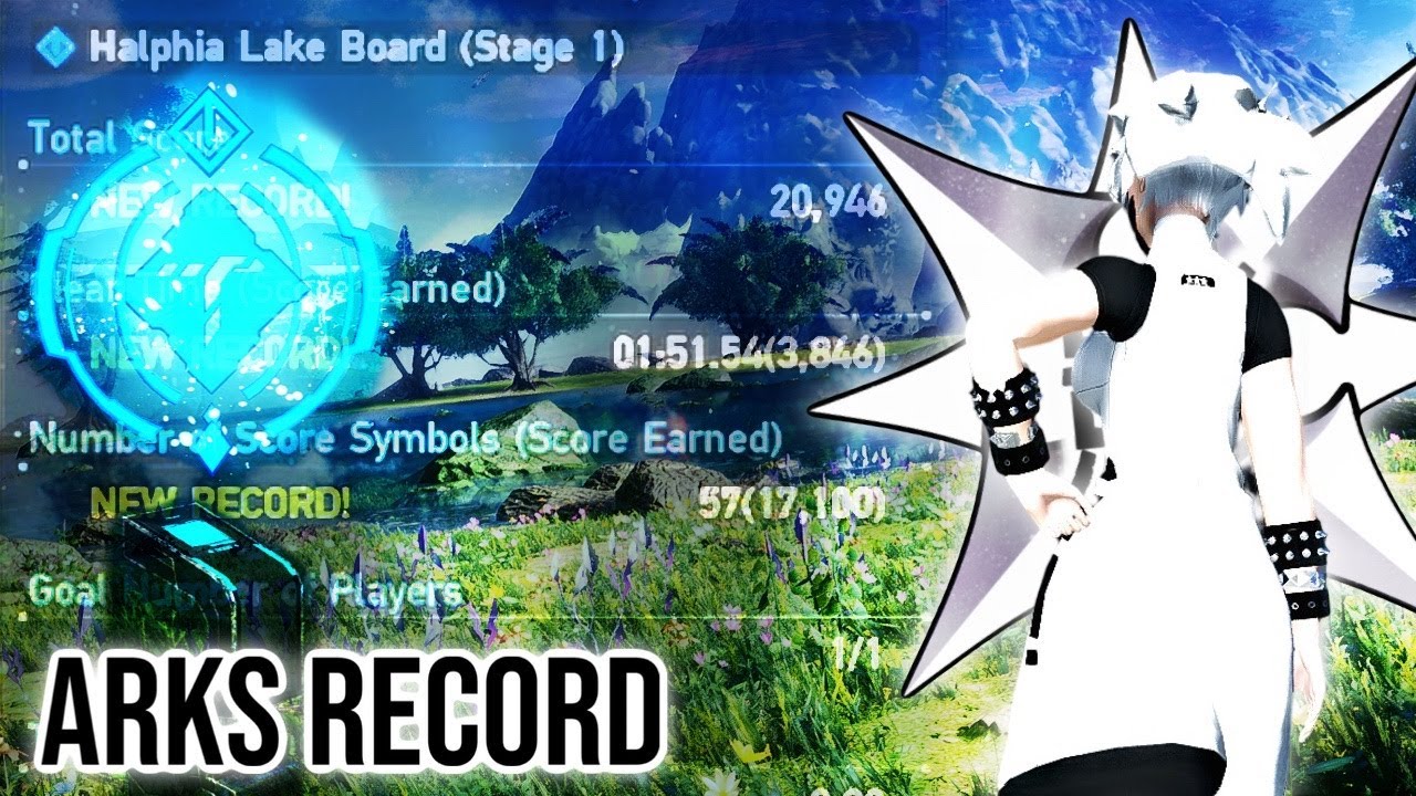 [PSO2:NGS]: ARKS Records | Halpha Lake Board (Stage 1) | Clear Time: 1: ...