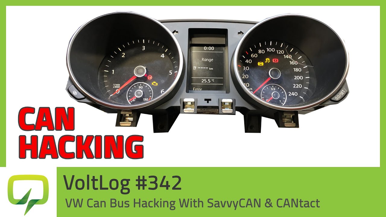 VW Can Bus Hacking With SavvyCan & Cantact - Voltlog #342 - YouTube