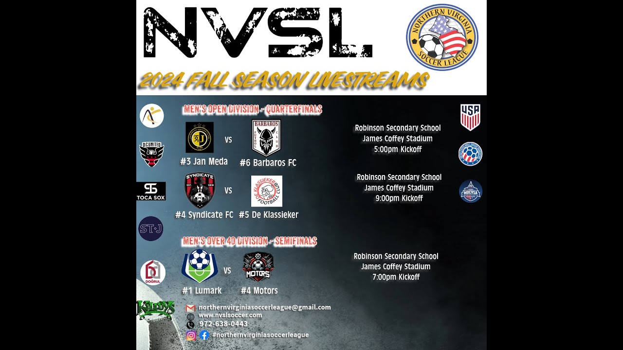 NVSL Men's Over 40 Fall 2024 - Semifinals Live: (#1) Lumark vs (#4 ...