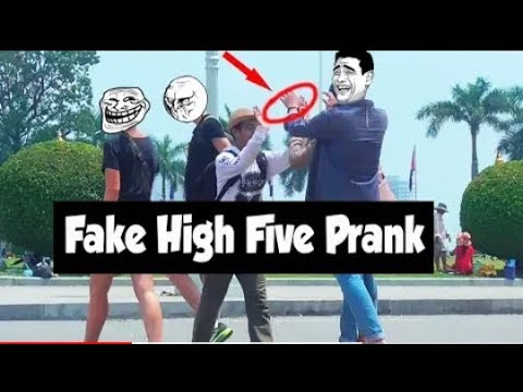 Fake High Five Prank Khmer Prank 2018 - YouTube