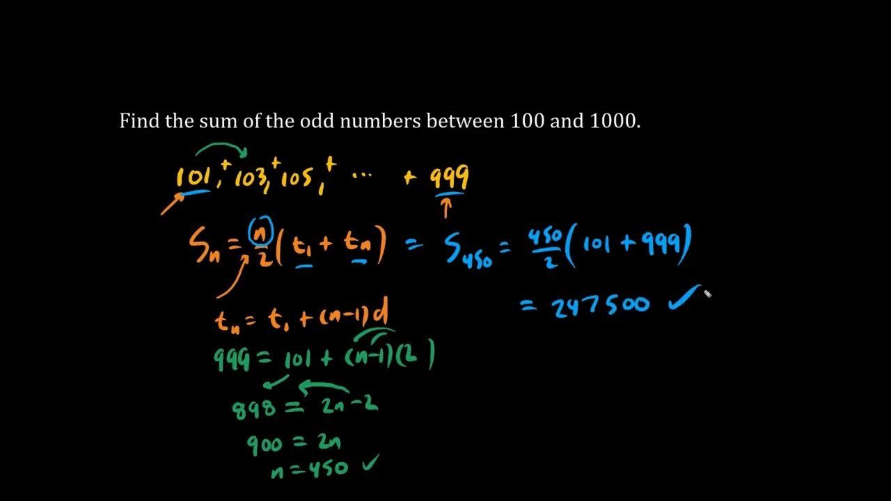 BC Math 10 Arithmetic Sequences 3 - YouTube