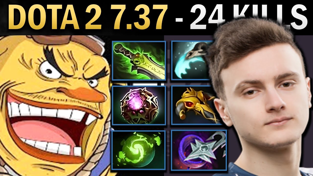 Techies Gameplay Miracle with 24 Kills and Refresher - Dota 7.37 - YouTube