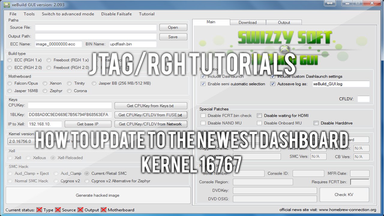 JTAG/RGH Tutorials - How to Update to the Newest Dashboard (Kernel ...