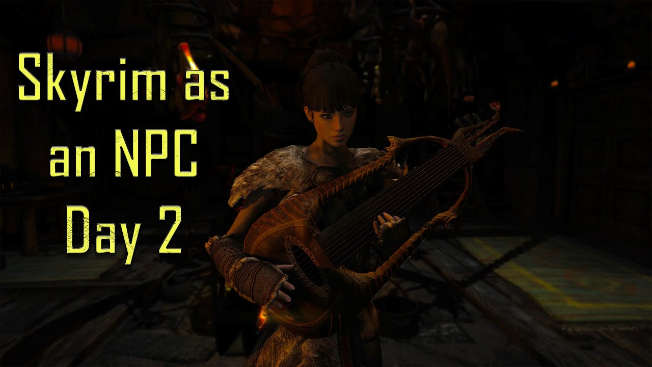 Immersive Skyrim as an NPC - Day 2 - YouTube