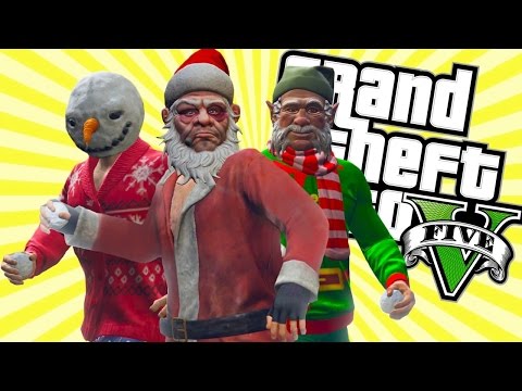 NOEL DAYI ve AT HIRSIZLARI 2 (GTA 5 Online Eğlenceli Anlar)