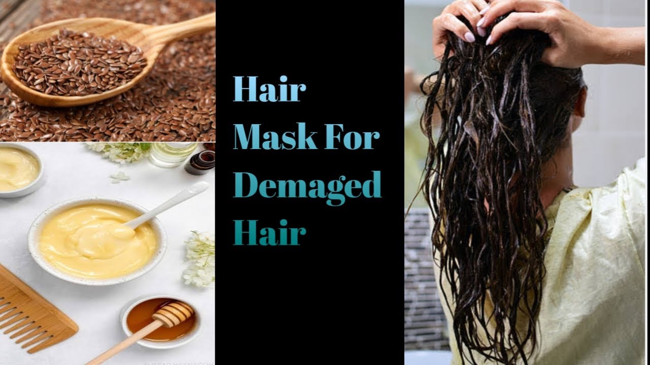 DIY Hair Mask For Dry Hair| Flaxseed Hair Mask - YouTube