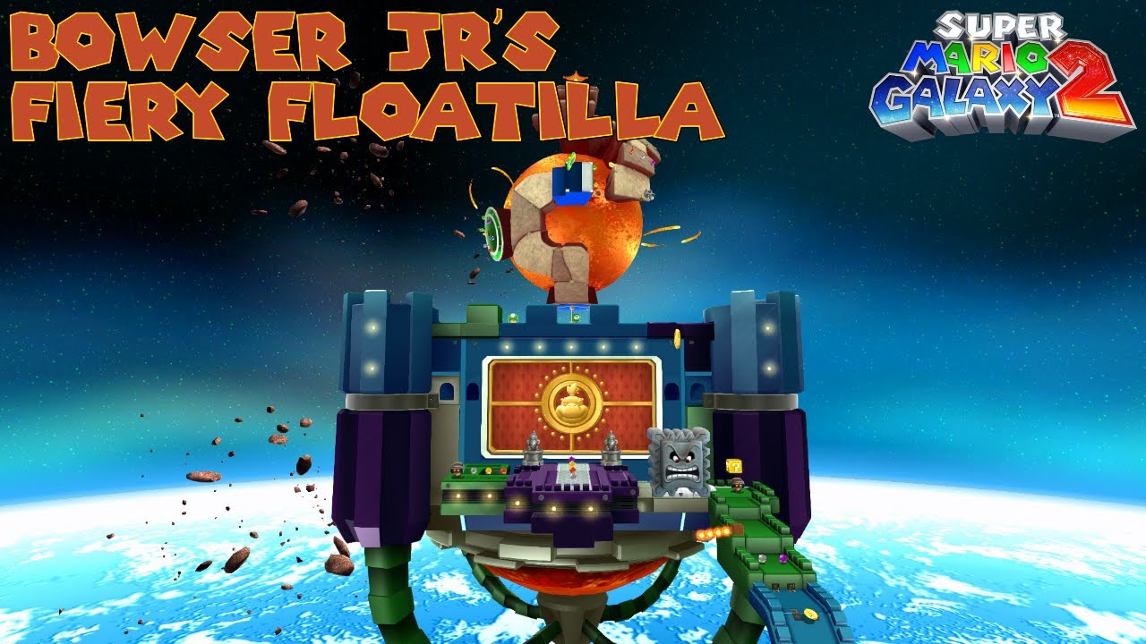 Bowser Jr.'s Fiery Floatilla | Super Mario Galaxy 2 - YouTube
