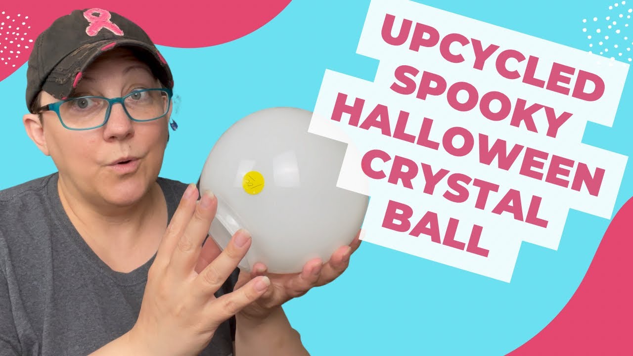 Upcycled Spooky Halloween Crystal Ball - YouTube