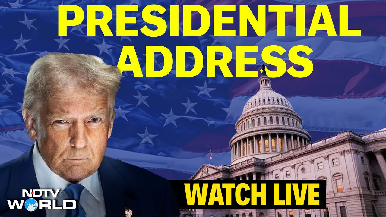Donald Trump LIVE: President Donald Trump Addresses Joint Session Of ...