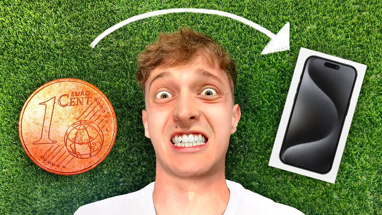 1 CENT zu iPHONE 15 tauschen in 24 Stunden! - YouTube