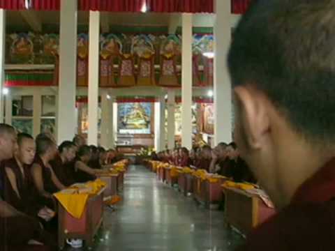 2008/08/08 セラ・ジェ僧院読経 その1 / Sera Jhe Monastery Reading Script #1 - YouTube