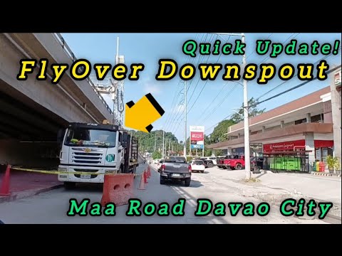 Quick Update! Maa FlyOver Downspout and Road Repair Davao City 