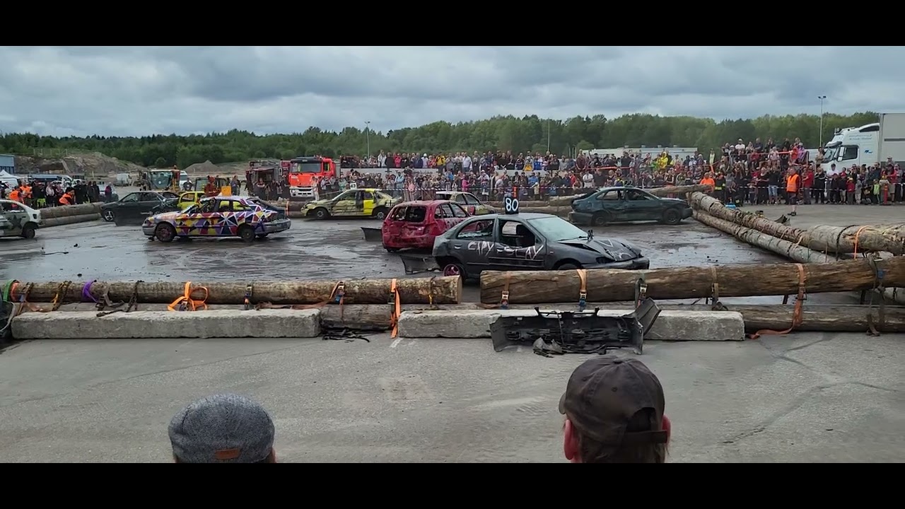 Romuralli Malmi 2023 - Demolition derby - YouTube