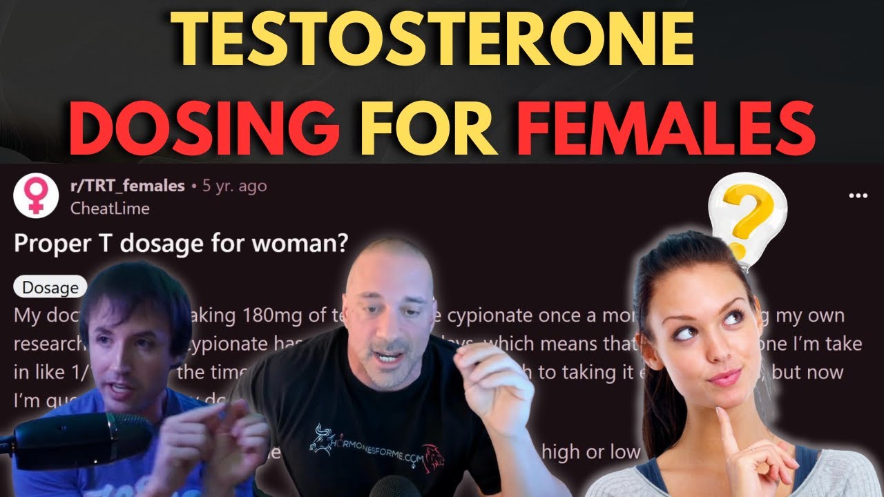 TESTOSTERONE DOSING FOR FEMALES! What is the proper protocol? - YouTube
