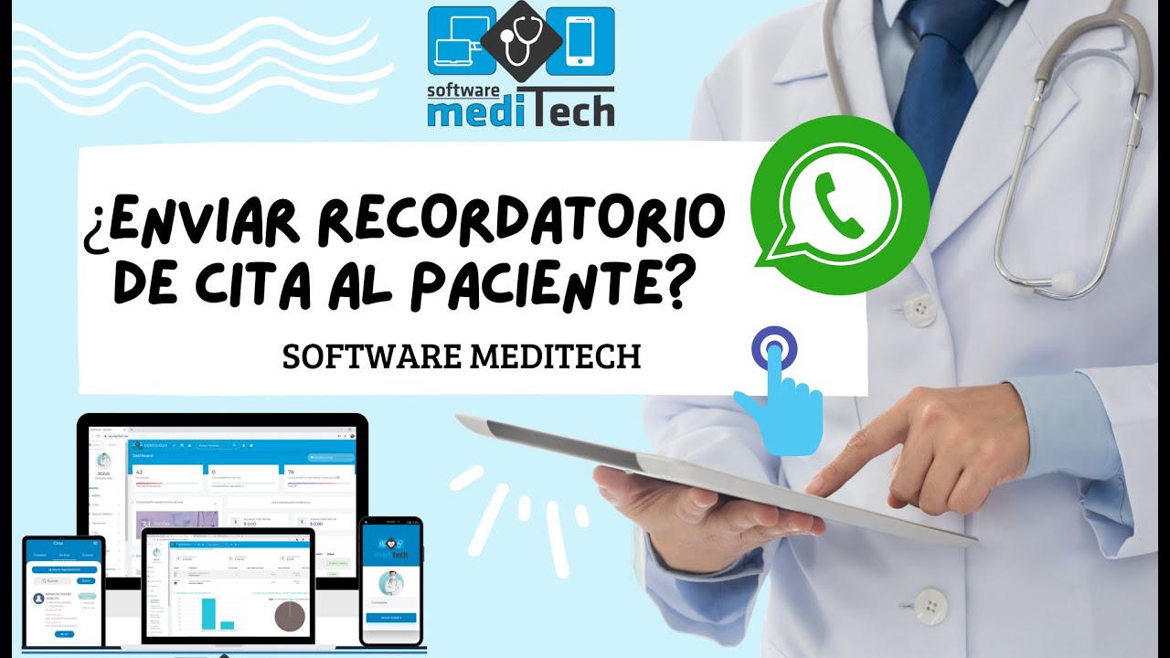 Agendar y enviar recordatorio de cita a mis pacientes por WhatsApp ...