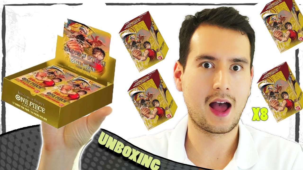 Abriendo 2 BOOSTER BOX ONE PIECE OP4 Y 10 DOUBLE PACK ONE PIECE CARD ...