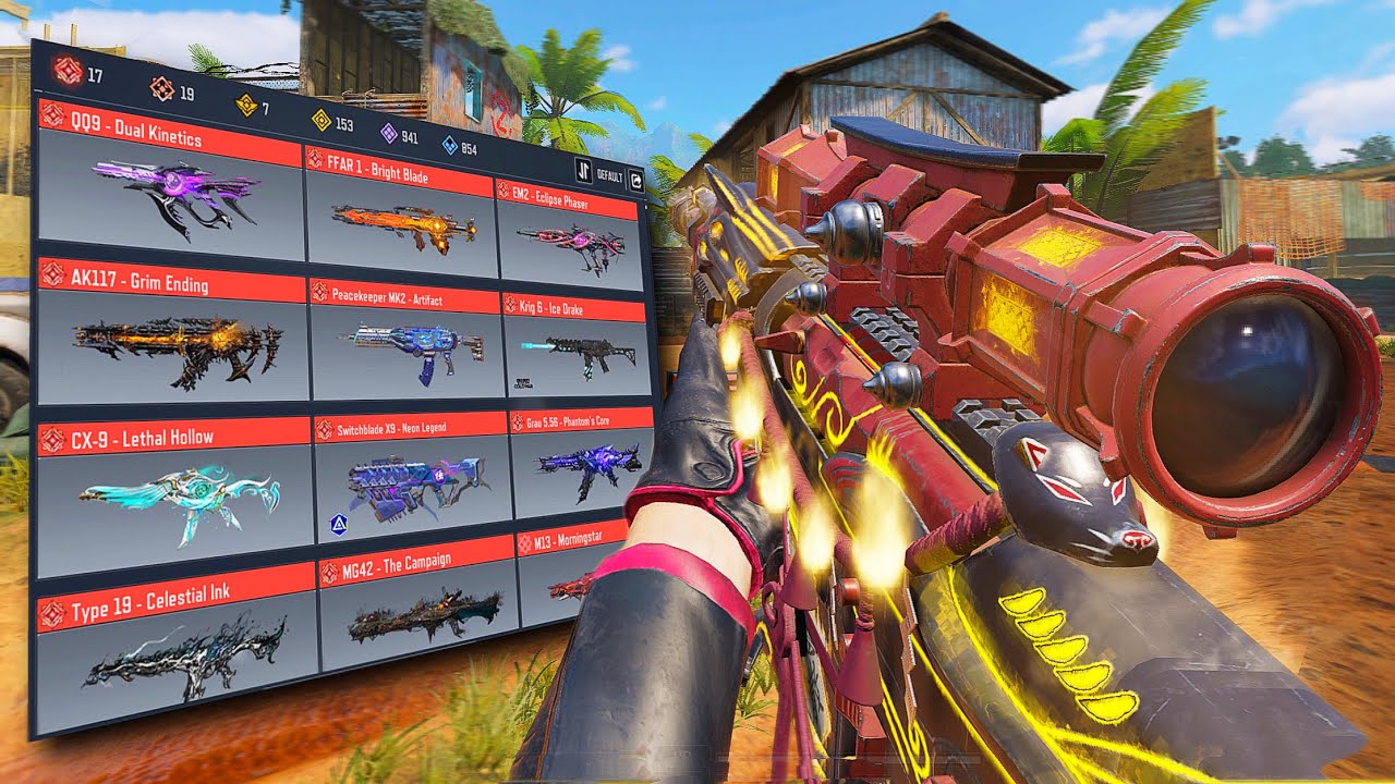 🔴SNIPING on the MOST EXPENSIVE CoDm Account! (21 Mythics & 165 ...