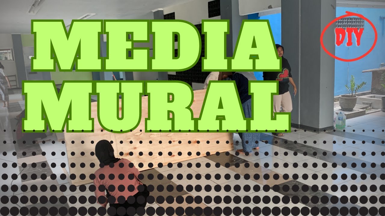 BANTU ANAK2 BIKIN MEDIA MURAL - YouTube
