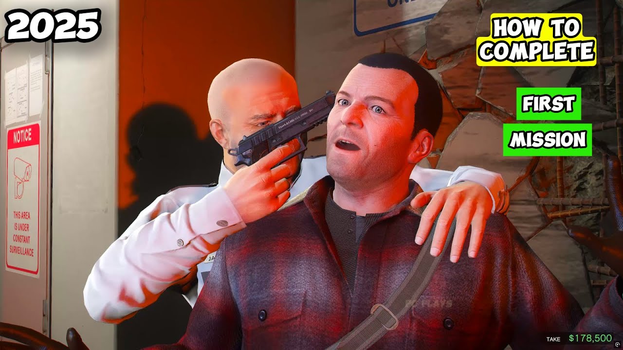 How To Complete GTA V First Mission Easily 2025 | How To Complete GTA V ...