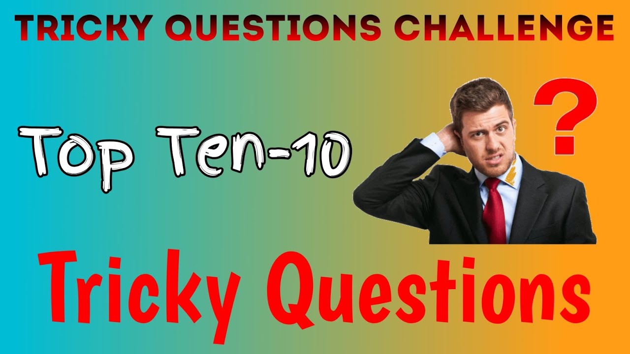 Top 10 Tricky GK questions challenge | General Knowledge Challenge ...