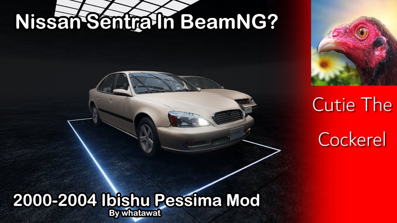 Nissan Sentra In BeamNG? | Ibishu Pessima 2000-2004 Mod - YouTube
