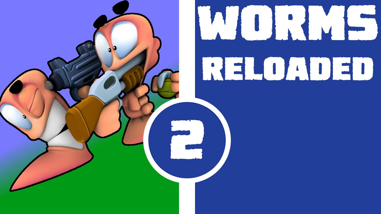 Let's Play Worms Reloaded Part 2 - Ninja Rope Physics - YouTube
