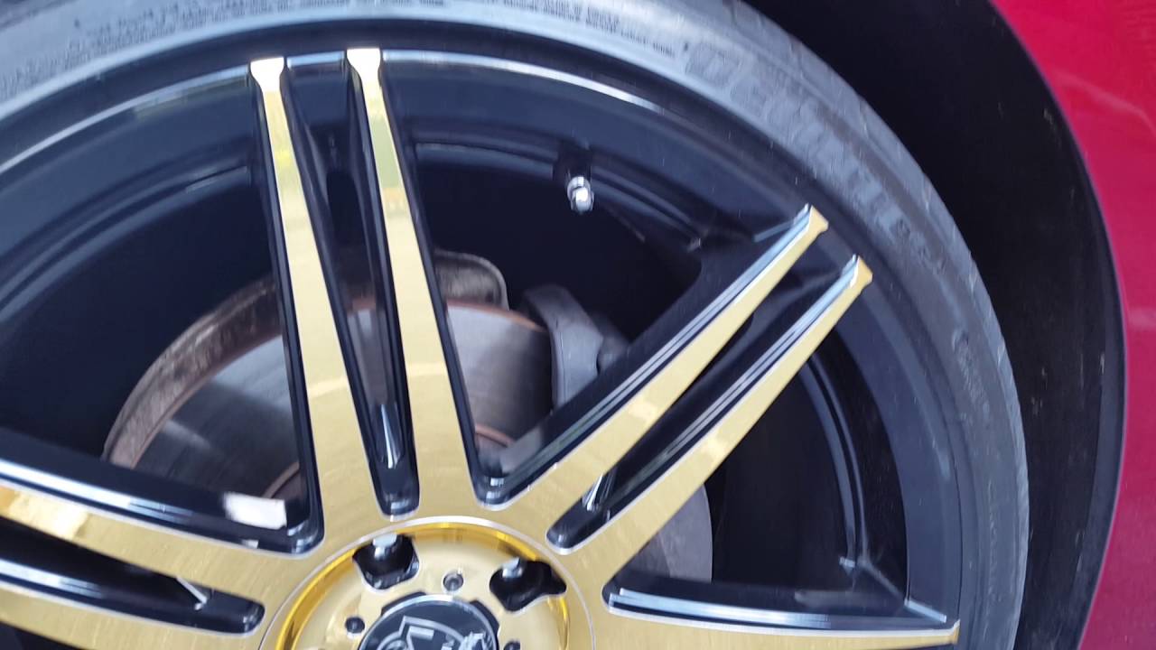 Gold wrapped rims and trim - YouTube