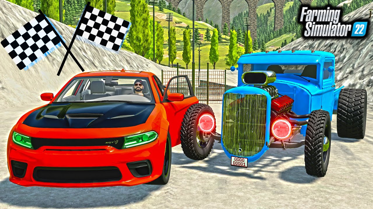 999HP HOT-ROD + HELLCAT "DRAG RACING!" | FS22 - YouTube