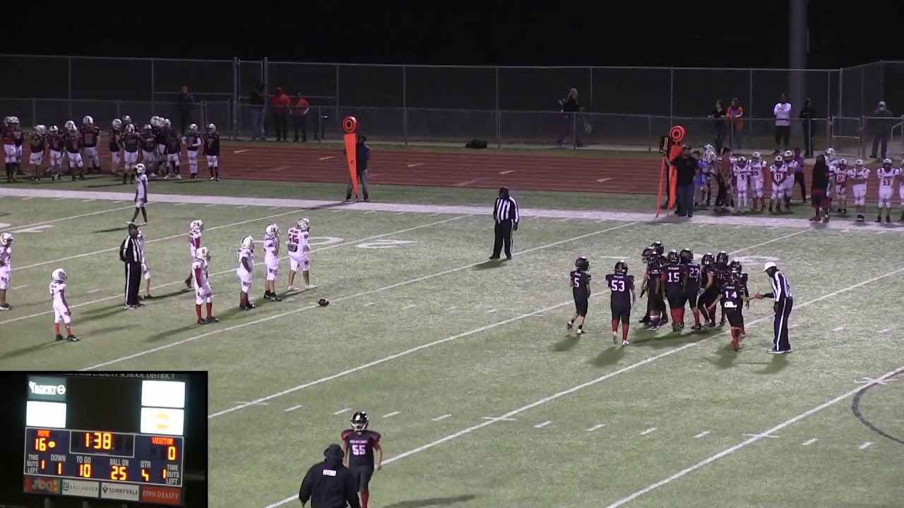 Greenville Lions Vs Forney Red Raiders 5th grade Super Bowl - YouTube